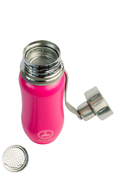 350 ml 'Poppin Pink' Classic Collection Stainless Steel Kids Water ...